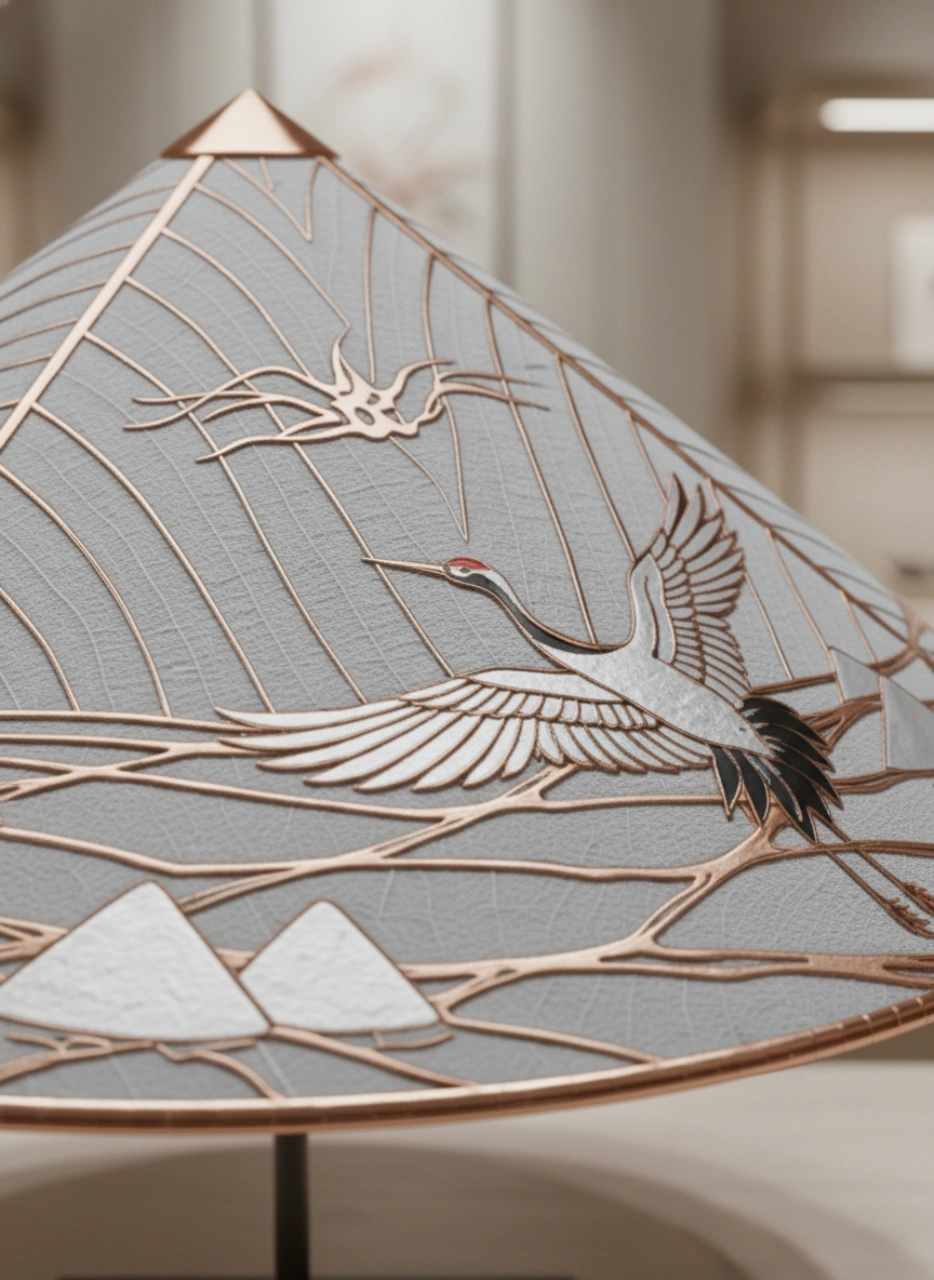 Conical Hat Crane Outline - Amélavie
