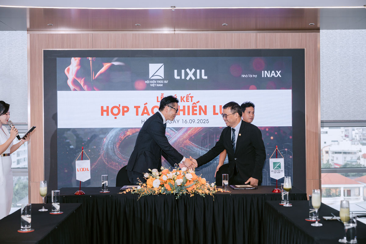 Hội Kiến trúc sư Việt Nam và LIXIL Việt Nam ký kết hợp tác chiến lược: kiến tạo giá trị bền vững ...